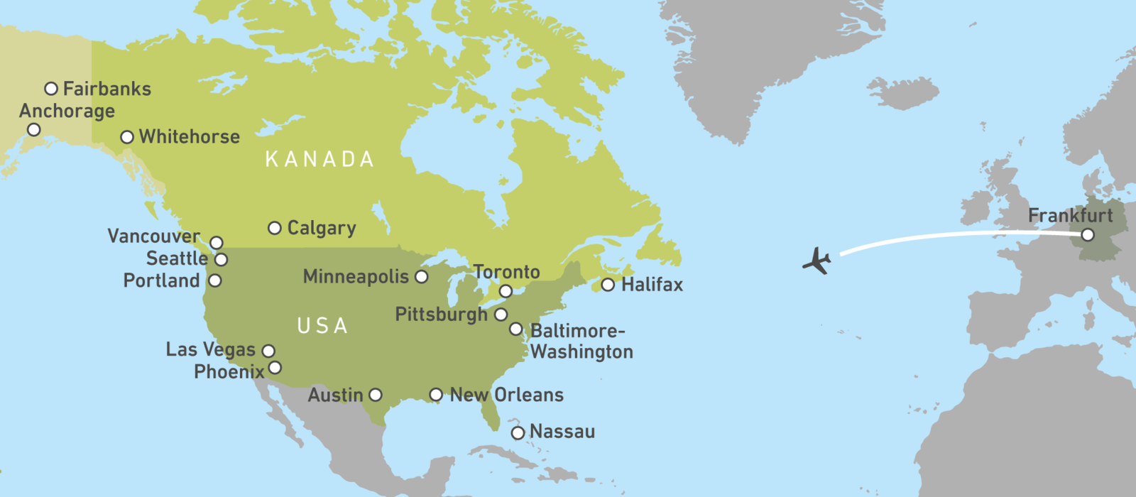 Mit Condor nonstop nach Nordamerika! | CANUSA