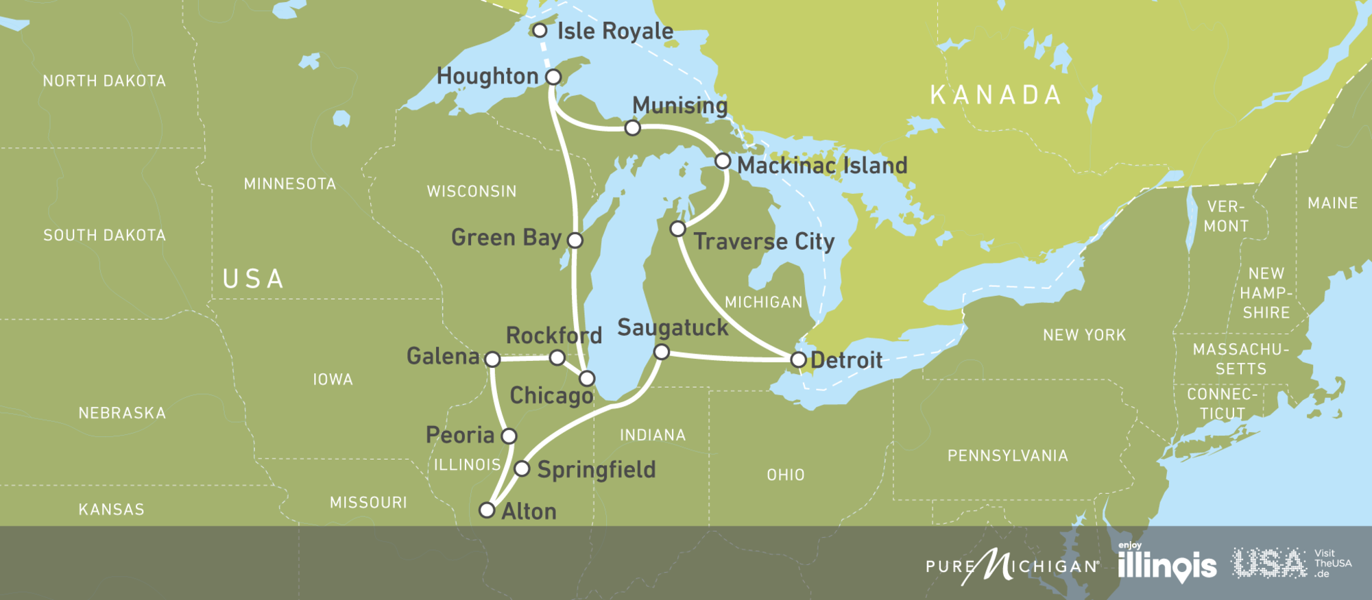 Michigan & Illinois auf einer 22-tägigen Reise erleben! | CANUSA
