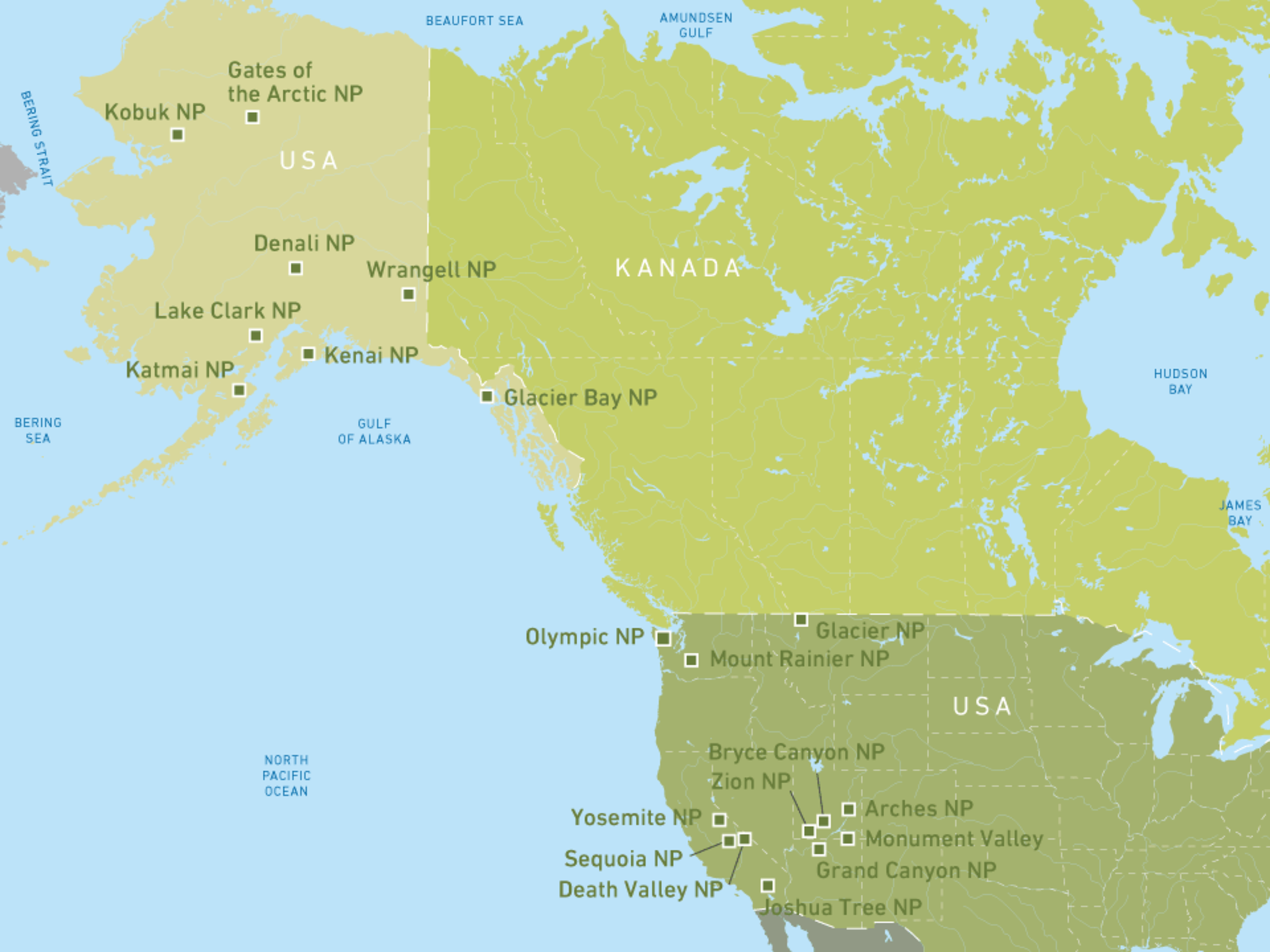 Die schönsten Nationalparks der USA entdecken! | CANUSA