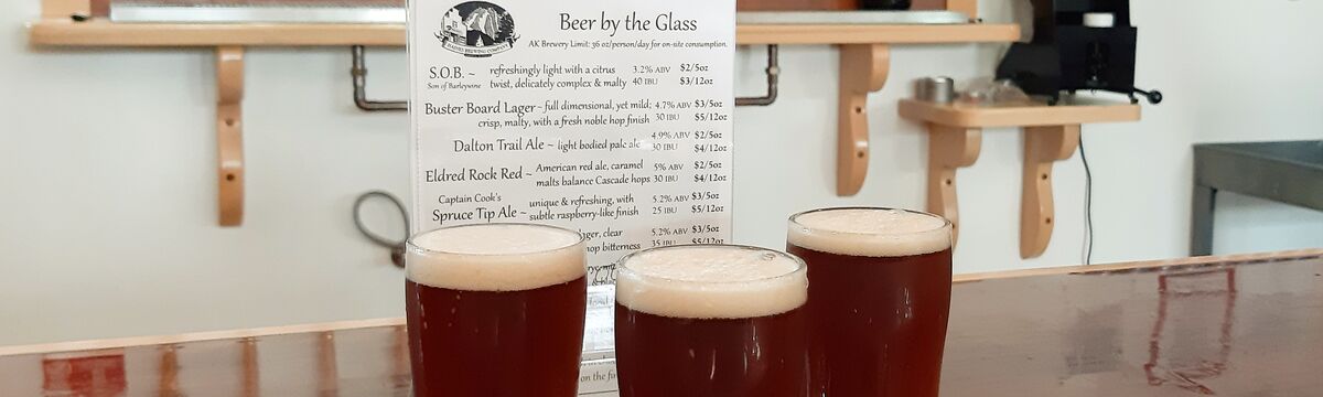 Spruce Tip Ale in der Haines Brewing Company | CANUSA